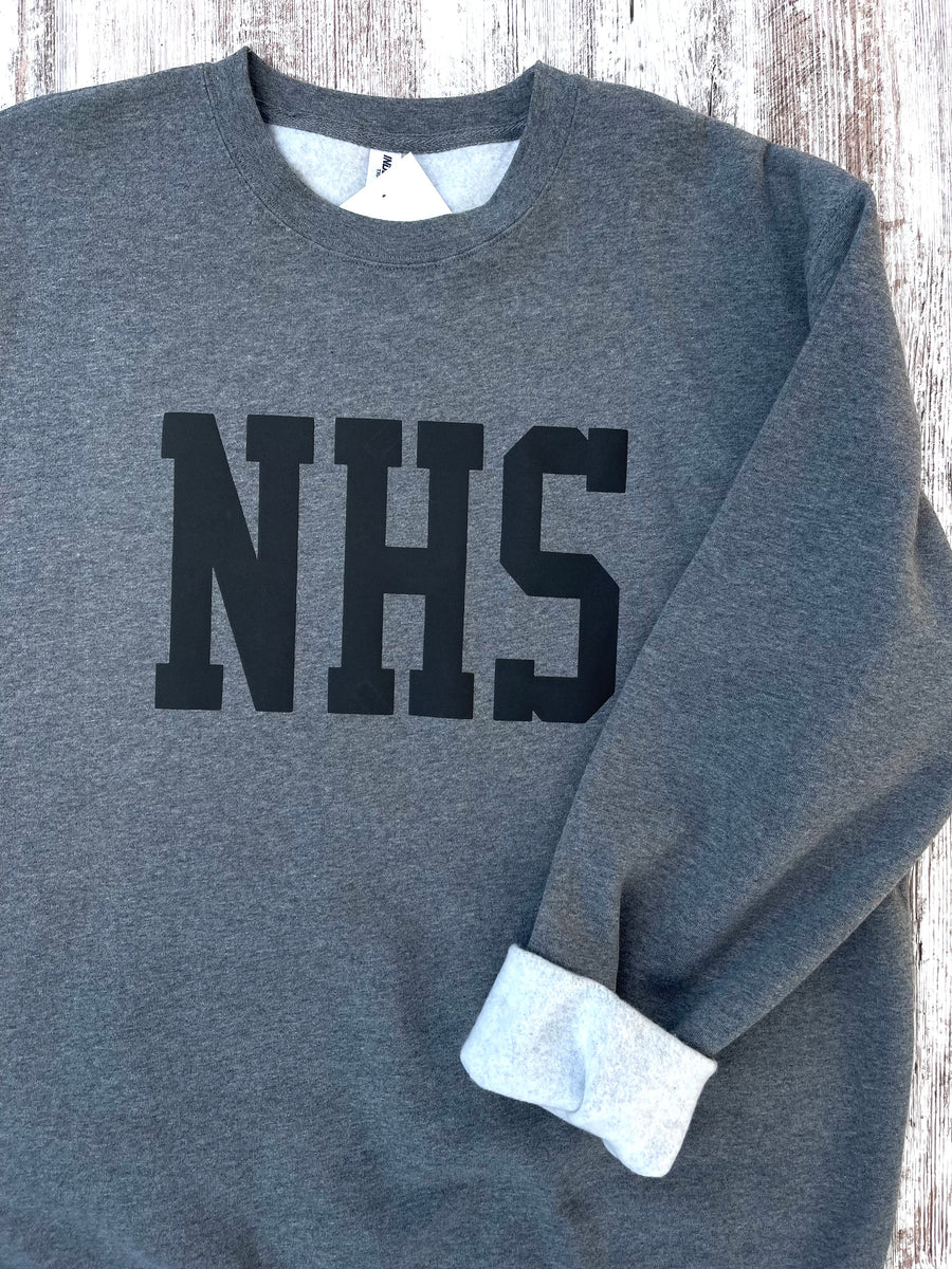 NHS Grey Sweater – stitched by av